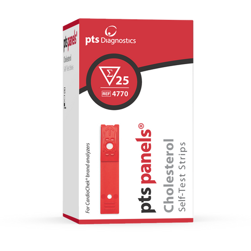 PTS Panels CHOLESTEROL At-Home Self-Test Strips (25 Tests) – TD Health ...