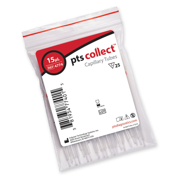 PTS Panels CHOLESTEROL At-Home Self-Test Strips & Capillary Tubes Bund ...