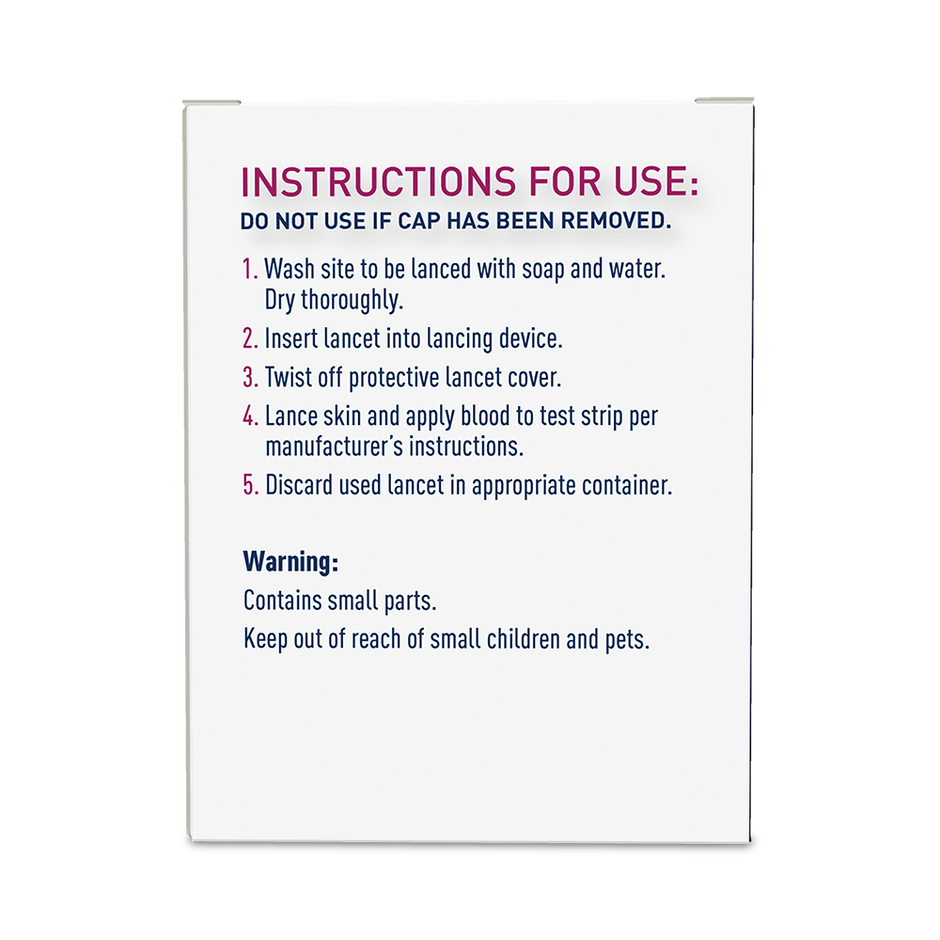 Choosing a Lancet Gauge – TD Health Store